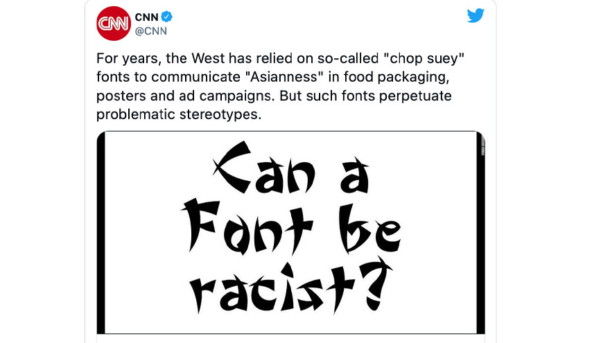 CNN Warns America of the Dangers Posed by ‘Racist Fonts’ that ...