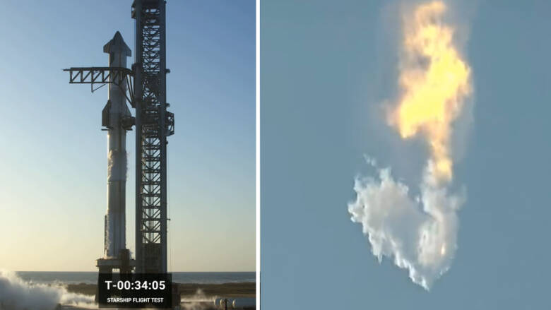 WATCH: SpaceX Starship Exploded Minutes After Launch – The First TV