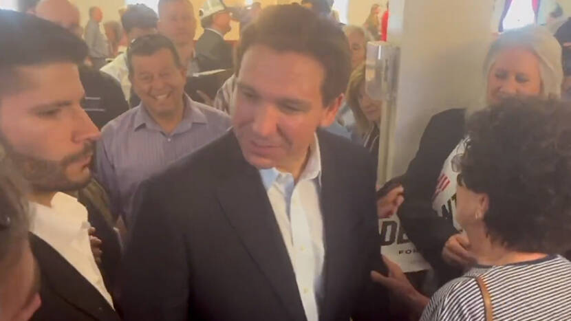 WATCH: DeSantis Snaps at Reporter, ‘Are You Blind?’ – The First TV
