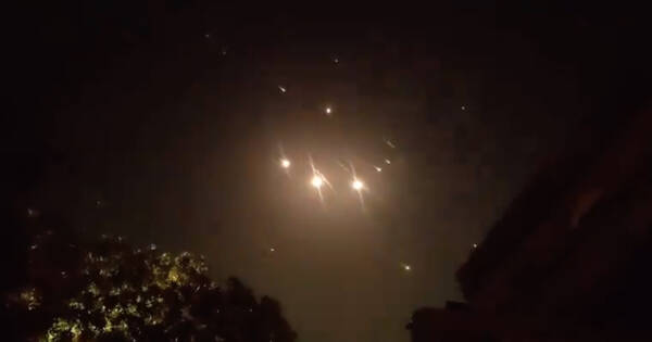Watch Now Israels Iron Dome Intercepts Iranian Drones The First Tv
