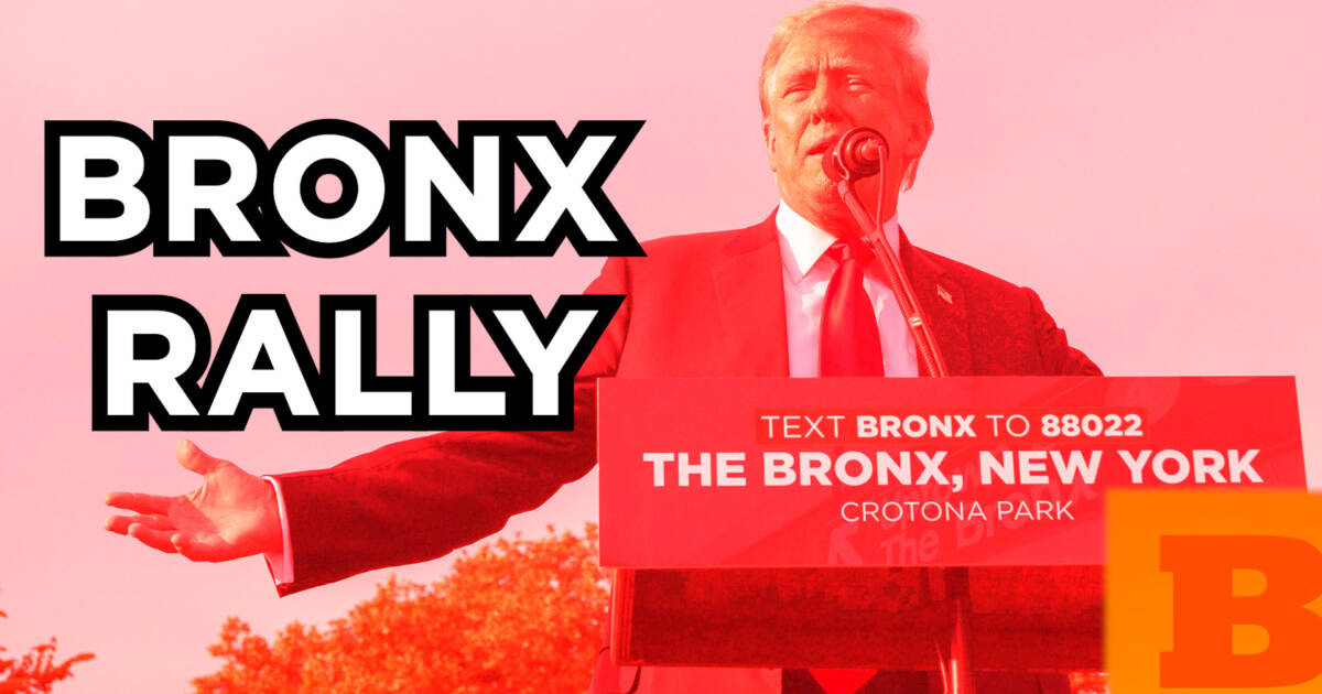 Trump’s Historic Bronx Rally – The First TV