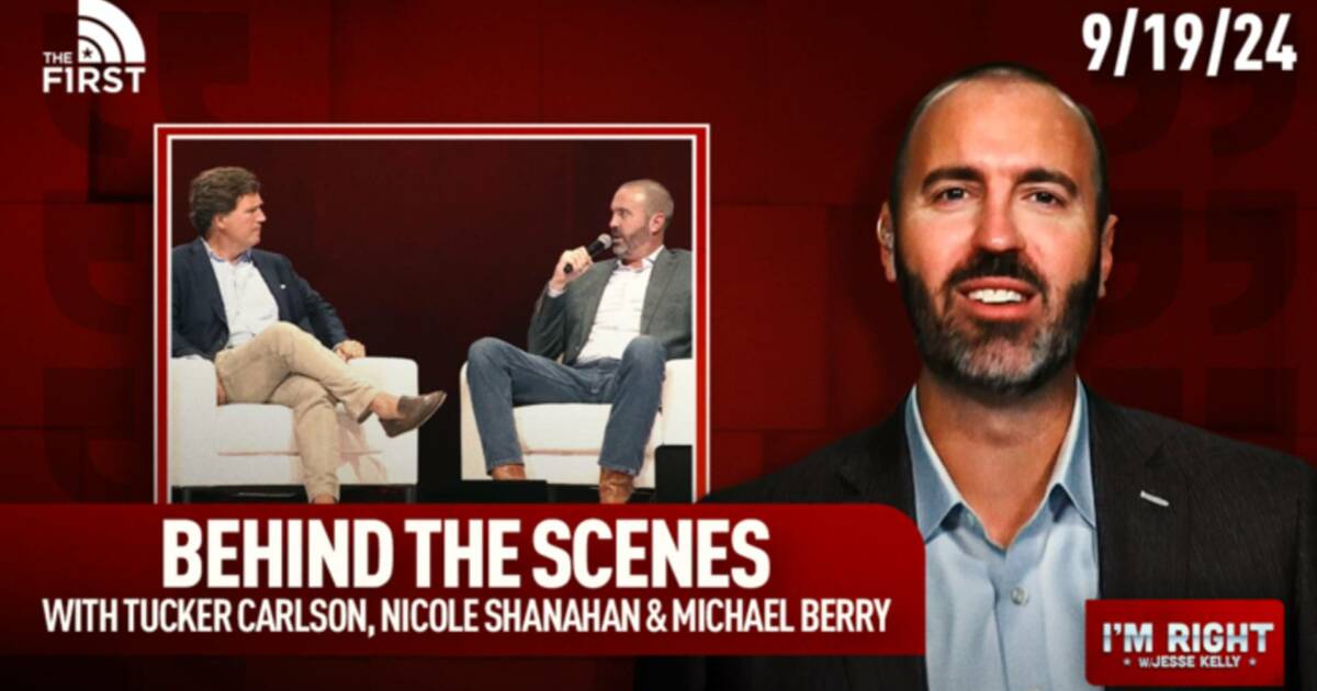 Jesse Kelly Behind-The-Scenes With Tucker Carlson, Nicole Shanahan ...