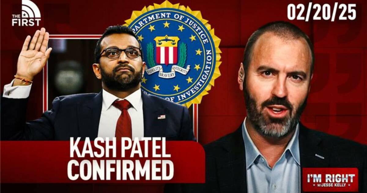 Kash Patel CONFIRMED As FBI Director | I’m Right with Jesse Kelly (2-20 ...