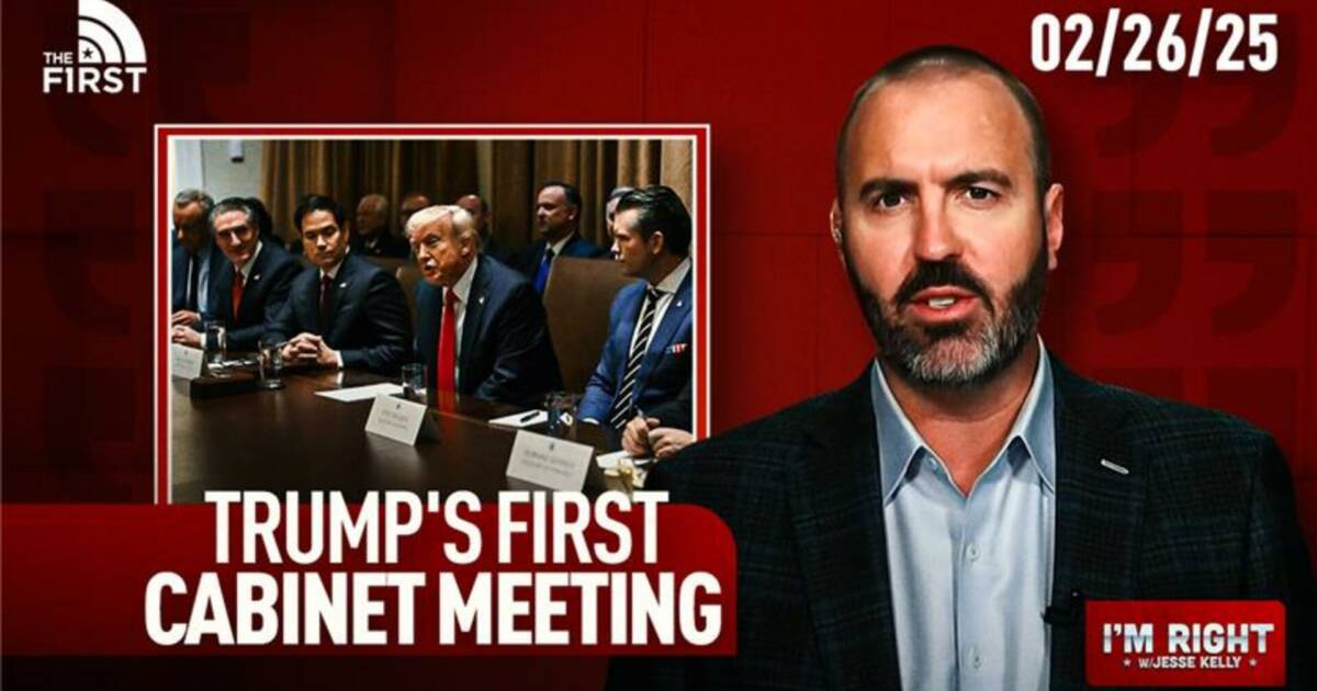 Trump Holds First Cabinet Meeting Following BIG Victory | I’m Right ...